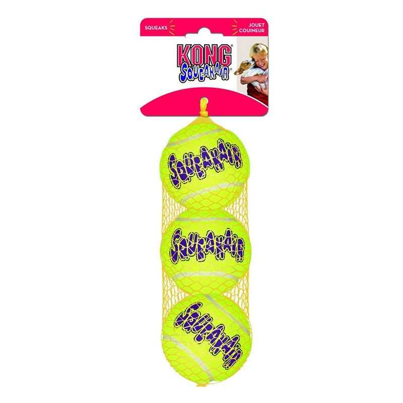 Kong Squeak Air Tennis Ball Small 2" - 3-Pack – InstaBark